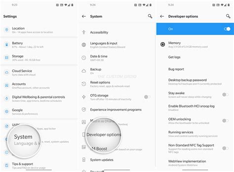 how to enable developer options and usb debugging on oneplus 8 8 pro