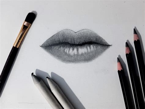 How To Draw A Realistic Lips Lipstutorial Org