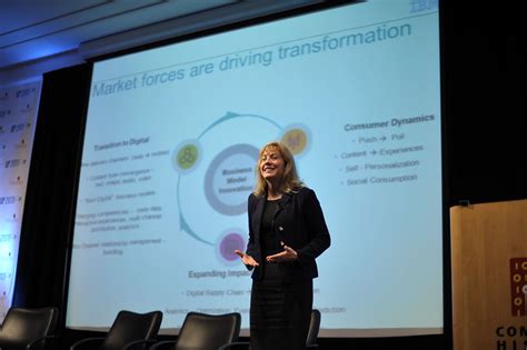 IBM Executive On Stage Cloud Computing Market Force Marketing