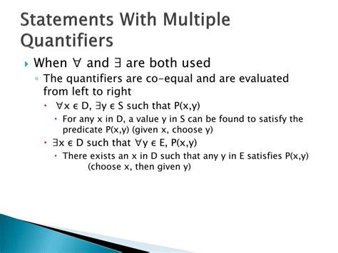 ppt intro to predicates and quantified statements powerpoint