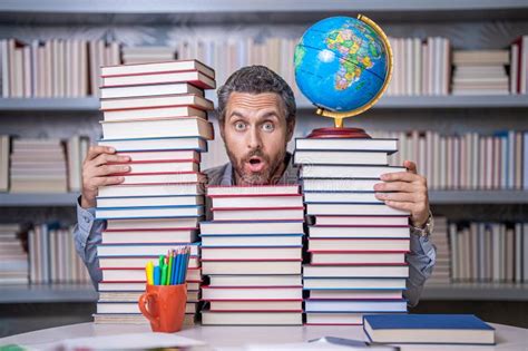 Man Nerd With Babe Book Babe Literature Education Nerd Man In Classroom Bookworm In