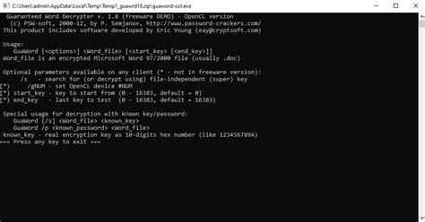 Best Word Password Recovery Tools Online 2020