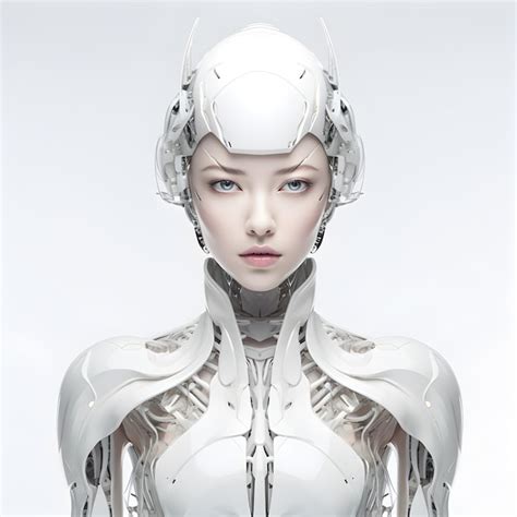 Premium Ai Image Artificial Intelligence Futuristic Woman Robot Isolated White Ai Ethics