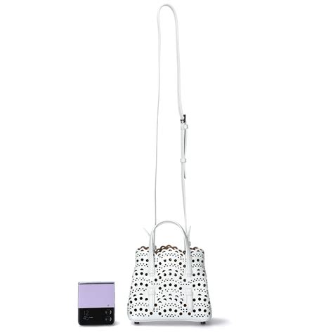 Alaia 알라이아 [알라이아] 미나 16 토트백 Aa1s06716c0a29 010 S I Village 에스아이빌리지