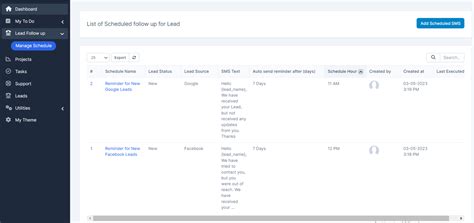 Lead Follow Up Scheduler Module For Perfex Crm Codemarket