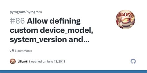 allow defining custom device model system version and app version