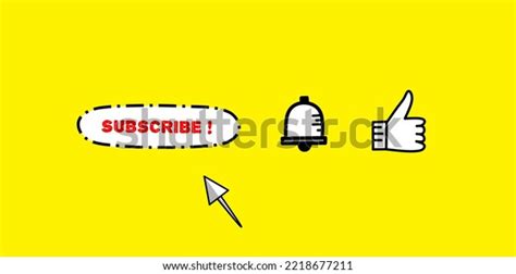 Illustration Graphic Doodle Art Subscribe Button Stock Illustration 2218677211 Shutterstock