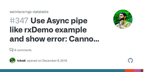 Use Async Pipe Like Rxdemo Example And Show Error Cannot Read Property Length Of Null · Issue