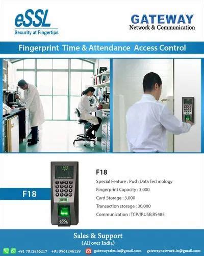 Essl F18 Fingerprint Time And Attendance Access Control At 10250 Piece Angadippuram