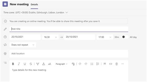 How To Set Up A Microsoft Teams Meeting