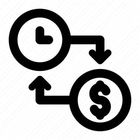 Clock Time Watch Arrow Dollar Icon Download On Iconfinder