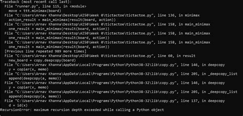 Cs50ai Cs50 Ai Problem 0b Maximum Recursion Debt In Deepcopy Cs50