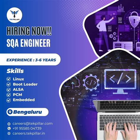 job opening sqa engineer in bangalore tekpillar® posted on the topic