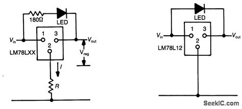 VOLTAGE LEVEL INDICATOR LED And Light Circuit Circuit Diagram SeekIC Com