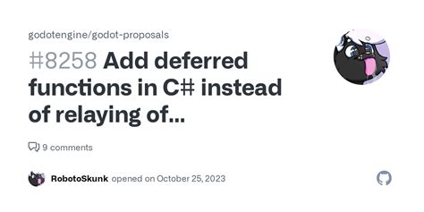 Add Deferred Functions In C Instead Of Relaying Of Calldeferred