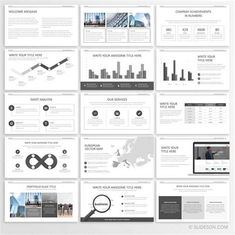 minimalist powerpoint template minimal ppt slideson