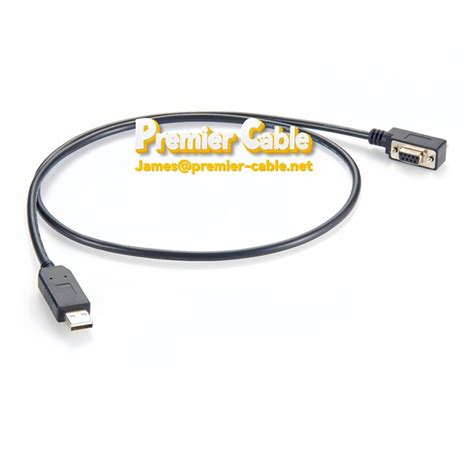 China DB RS Serial Null Modem Cable USB To DB Female Angled Manufacturers Suppliers Factory