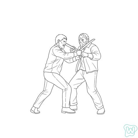 15 Jason Voorhees Coloring Pages Free Pdf Pages