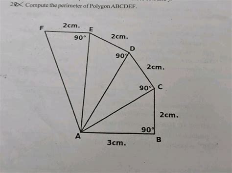 Compute The Perimeter Of Polygon ABCDEF StudyX