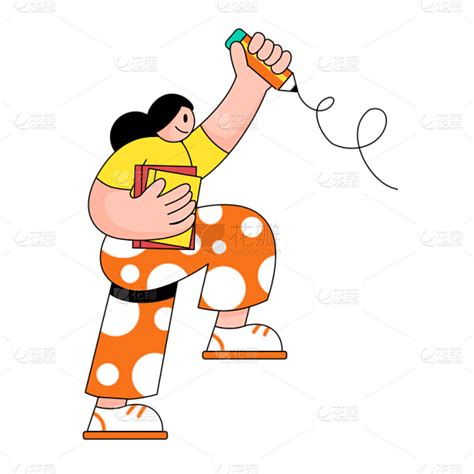 卡通感教育培训人物元素