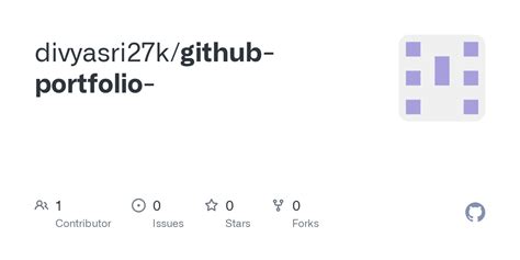 Github Portfolio Portfoliohtml At Main · Divyasri27kgithub Portfolio