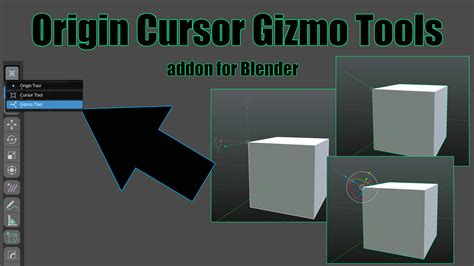 artstation origin cursor gizmo tools addon for blender resources