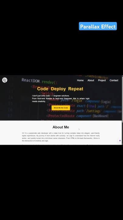 Parallax Effect Coding Programming Html Css Javascript Parallax Ytshorts Fyp Tiktok