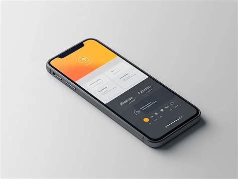 Mobile App Interface With Plant Premium Ai Generated Image