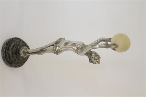Art Deco Silver Plated Dancing Lady Figure Circa S For Sale At StDibs
