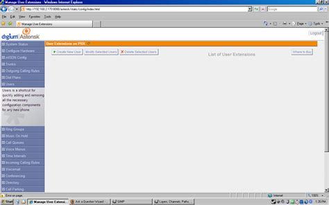 Solved Asterisk GUI Error On Page How Do I Get It Working Experts Exchange