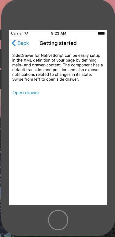 radlistview swiping with radsidedrawer only on ios · issue 426