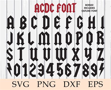 Rock Band Font