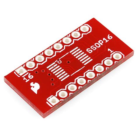 SparkFun SSOP To DIP Adapter 16 Pin BOB 00498 SparkFun Electronics