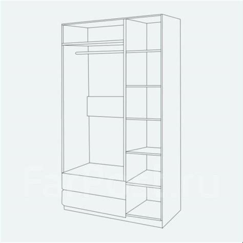 Шкаф распашной 3 х дверный с большим зеркалом Дуб сонома новый под заказ Цена 19 600₽ во