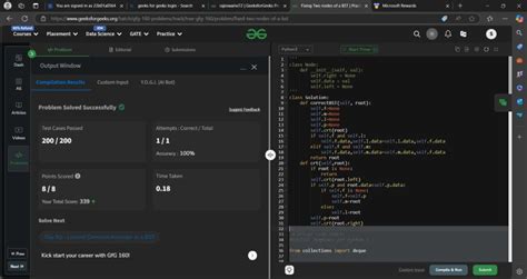 gfg160 geekstreak2025 geeksforgeeks vennela rajeswari make