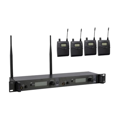 Aliexpress Com Buy Receivers Twin Transmitter Wireless In Ear Monitor System Professional