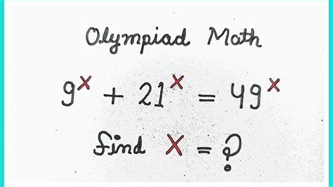 A Nice Olympiad Exponent Math Simplification Rk Logic Youtube