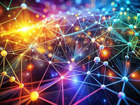 Dynamic 3d Network Connection Visualization A Futuristic Abstract Background For Technology