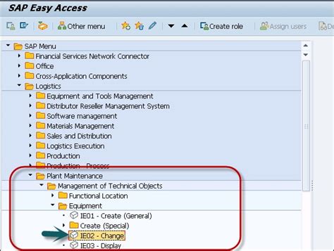 SAP PM Equipment Master Record