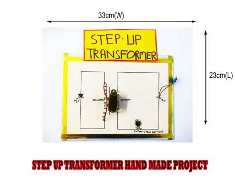 Step Up Transformer Physics Investigatory Project Model With Printed