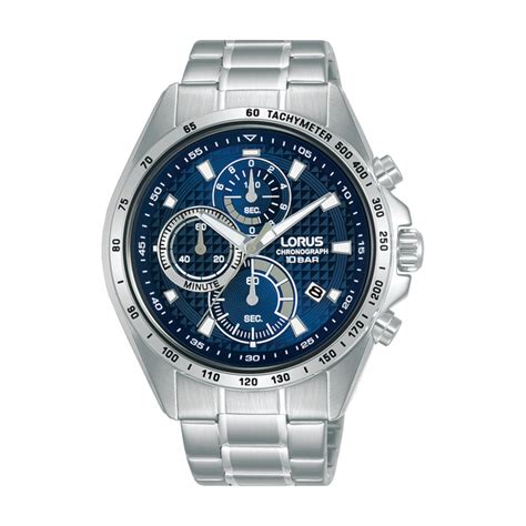 Lorus Men's Chronograph Watch in Silver | Pascoes