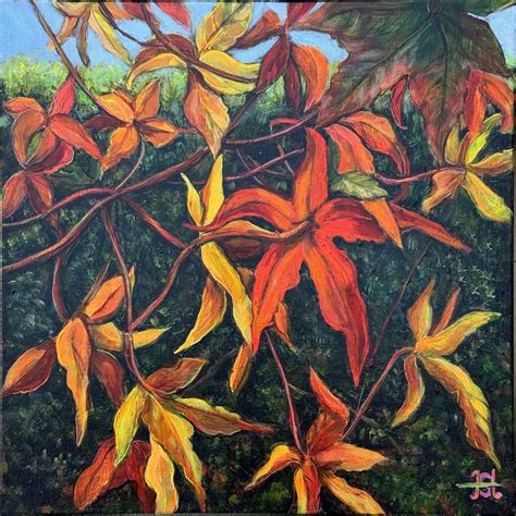 Autumn Leaves Sue Hill Art