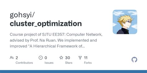 Github Gohsyi Cluster Optimization Course Project Of Sjtu Ee Computer Network Advised By