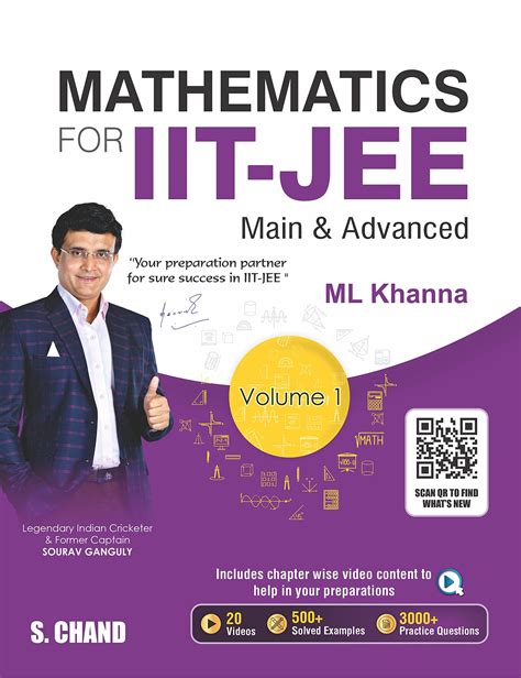 Mathematics For Iit Jee Main And Advanced Volume 1 By Ml Khanna Goodreads