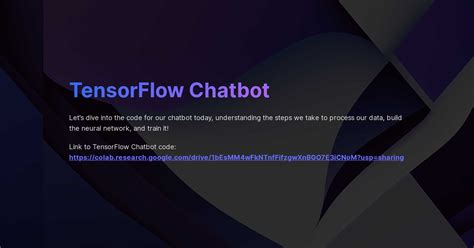 Tensorflow Chatbot
