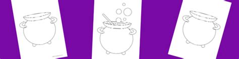 Cauldron Template Free Printable Outline Crafts On Sea