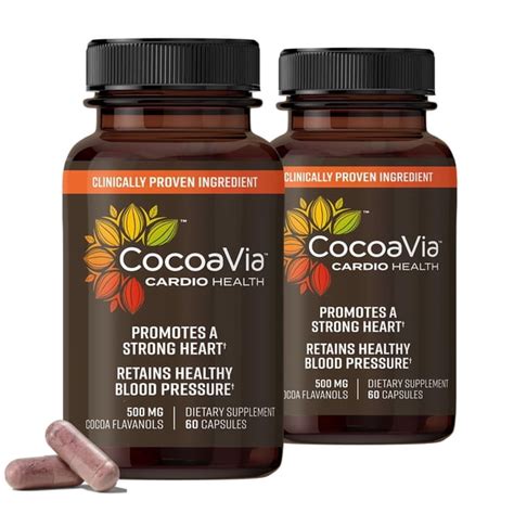 Suplemento Cocoavia Cardio Health 500 Mg De Flavonoides De Cacao