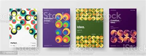 회사 Id 브로셔 템플릿 컬렉션입니다 비즈니스 프리젠 테이션 벡터 A4 수직 방향 전면 페이지 모형 세트 기업 보고서 커버 추상 기하학적 일러스트 디자인 레이아웃 번들 0