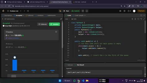 Surya Majhi On Linkedin 100problem100days Day38 Dsawithedslash Leetcode Programminglife