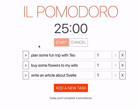 Learn Svelte Connecting The Pomodoro Timer And Tasks With Props And Stores Dev Community